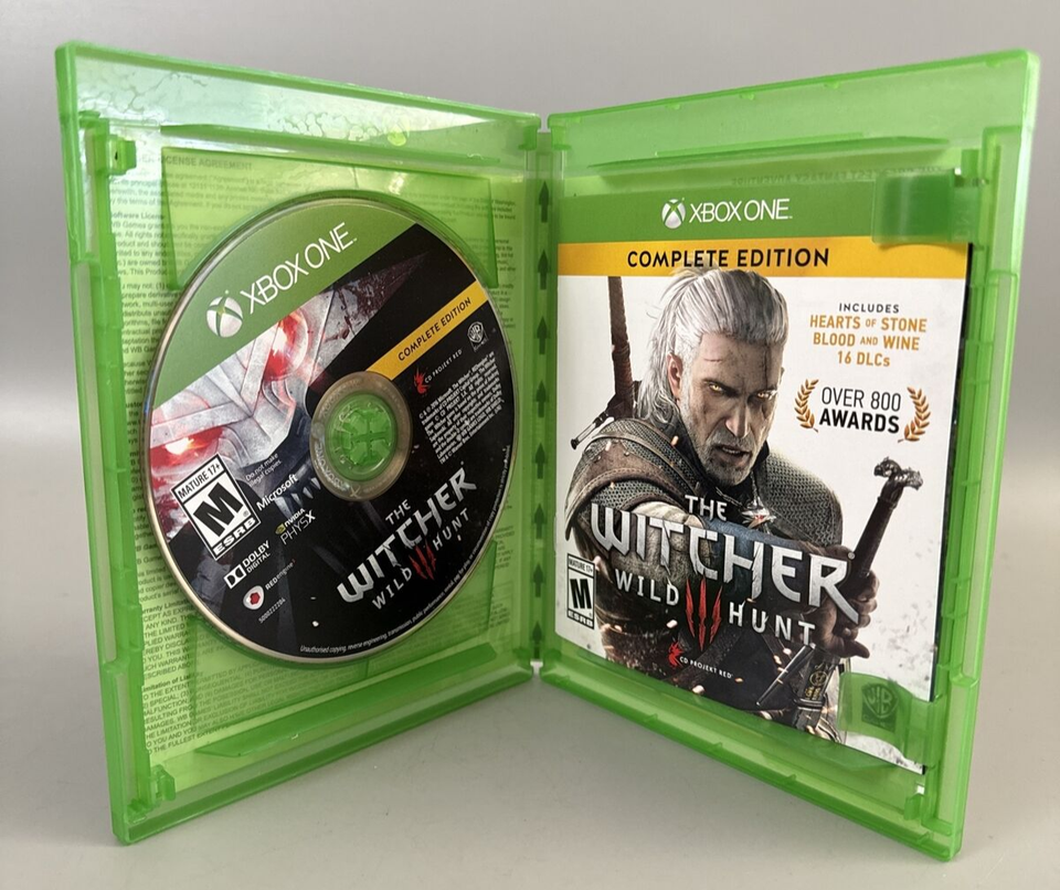 Xbox One : Witcher 3: Wild Hunt Complete Edition CIB Complete Tested ...