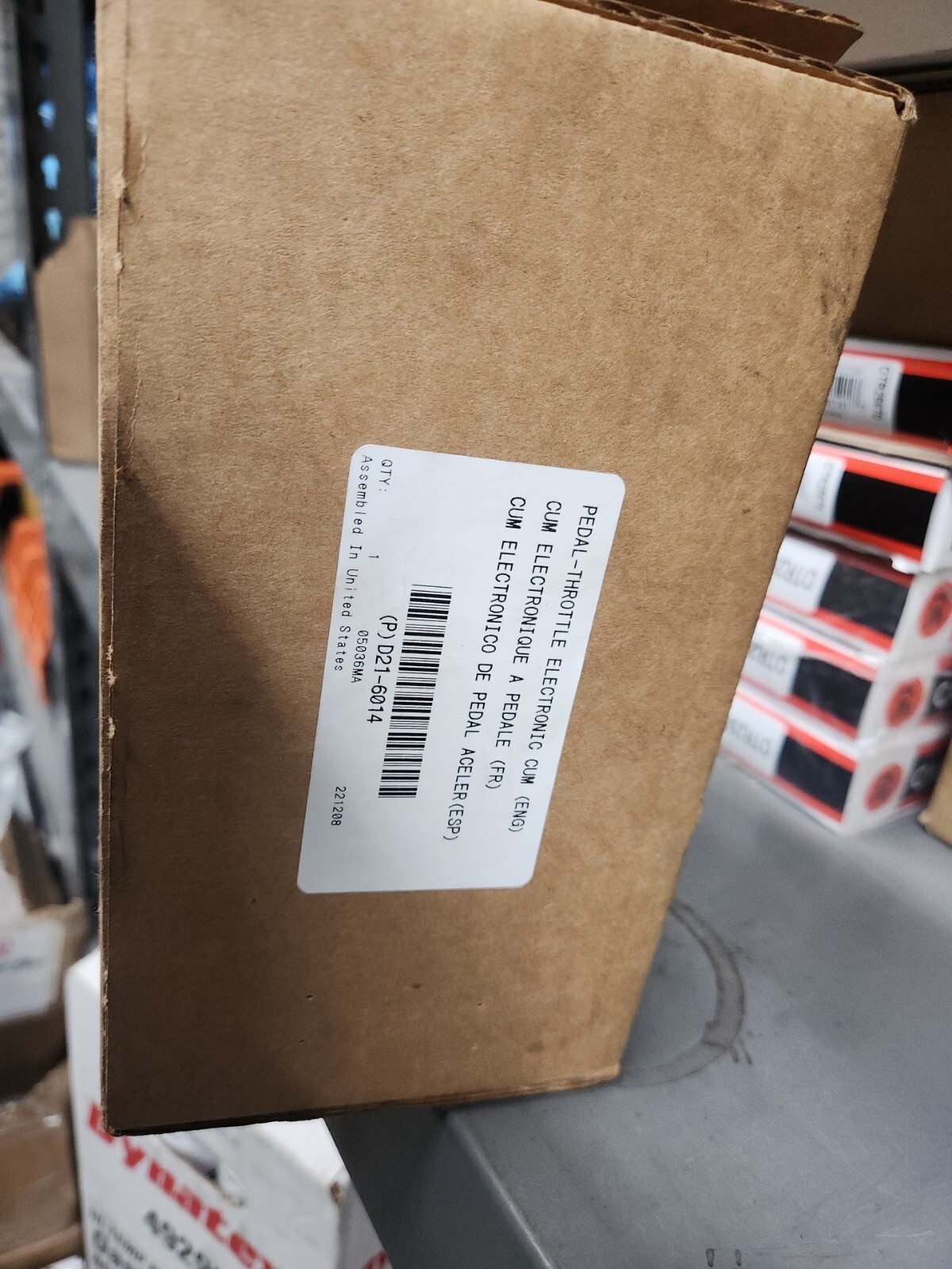 Genuine PACCAR D21-6014 PADAL Throttle Electronic D216014 for Peterbilt ...