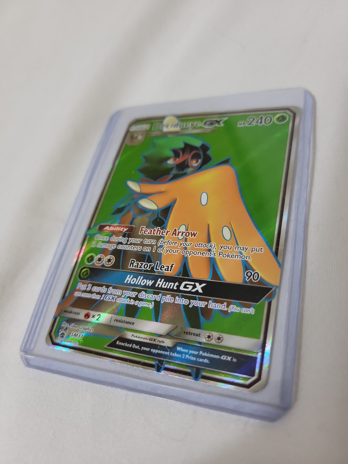 Pokémon TCG Decidueye-GX SM Black Star Promo SM37 Promo | eBay