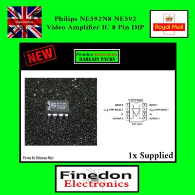 Philips NE592N8 NE592 Video Amplifier IC 8 Pin DIP | eBay UK