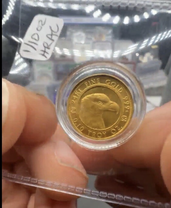 VERY RARE 2020 1/10th oz 9999 Fine Gold Prospector Bar/Round | eBay