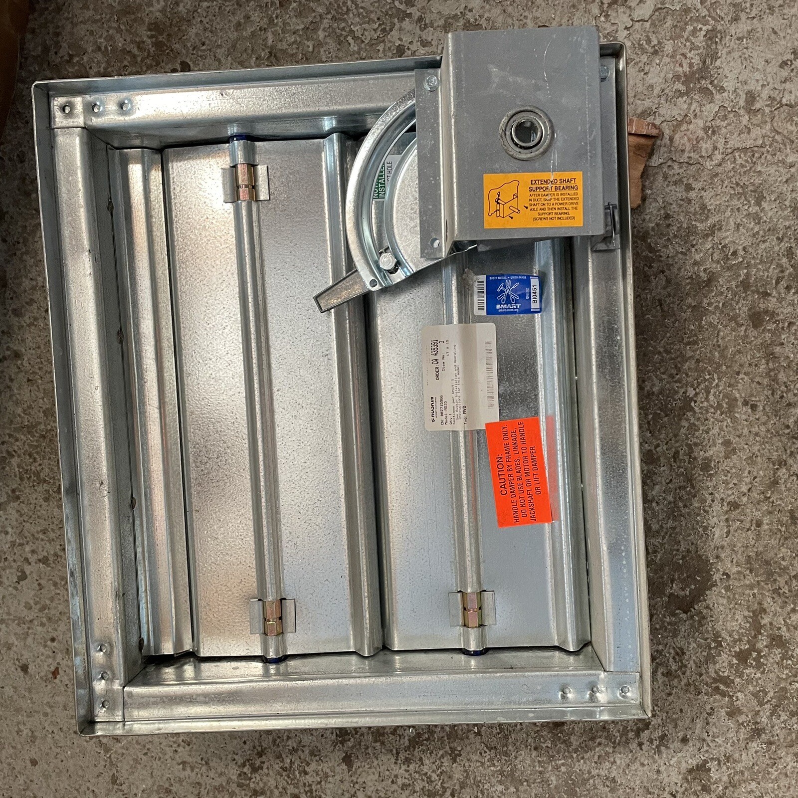 NEW RUSKIN MD35 MANUAL BALANCING DAMPER 17 X 15 | eBay