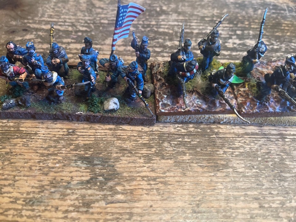 Well-painted metal 28mm Union ACW. A Fine Group. | eBay