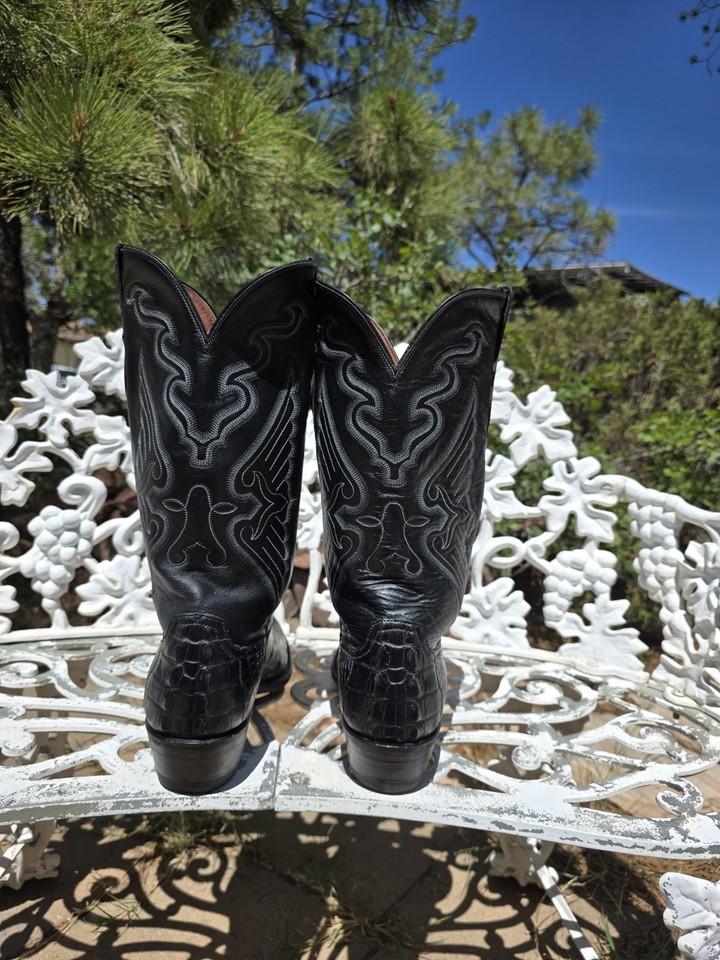 10.5D RODNEY AMMONS GIANT 🔥 ALLIGATOR 🔥 TAIL VTG CUSTOM COWBOY WESTERN ...