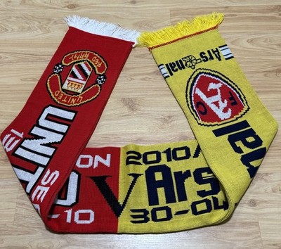 2010/2011 MANCHESTER UNITED RED ARMY ARSENAL FC SOCCER FUTBOL KNIT ...