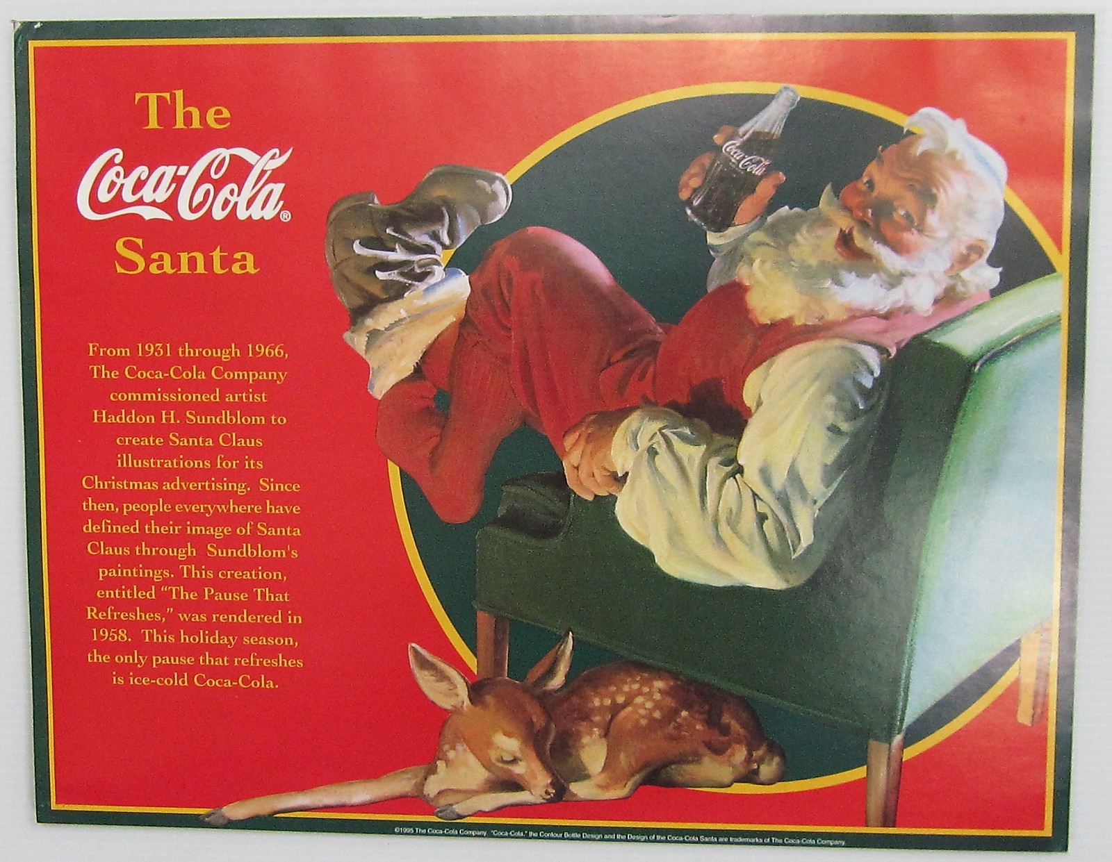 Lot of 5 Coca-Cola The Coca-Cola Santa Posters | eBay
