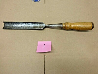 Vintage Union 1" Gouge Carpenter Woodworker Chisel #1 | eBay