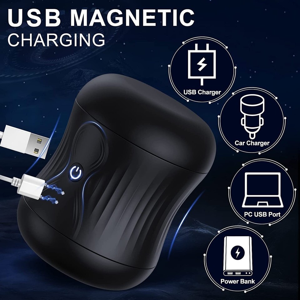 Male Masturbater Automatic Telescopic Cup MEN Oral SEX Toy Masterbator ...