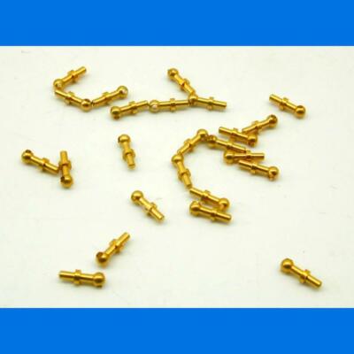 BRASS Handrail Stanchions Caboose or Locomotive (24) ROUNDHOUSE ATHEARN ...