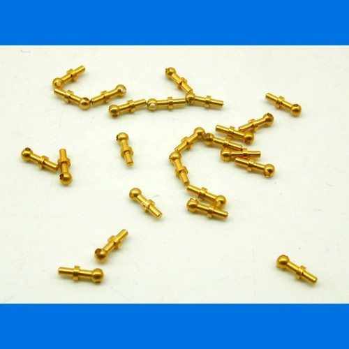 BRASS Handrail Stanchions Caboose or Locomotive (24) ROUNDHOUSE ATHEARN ...