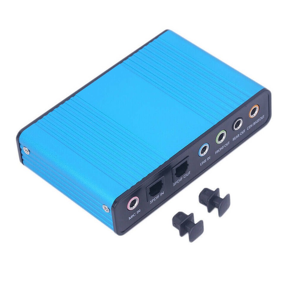 Externe USB-Sound-Karte Kanal 5,1 7.1 optische Soundkarte Adapter für ...