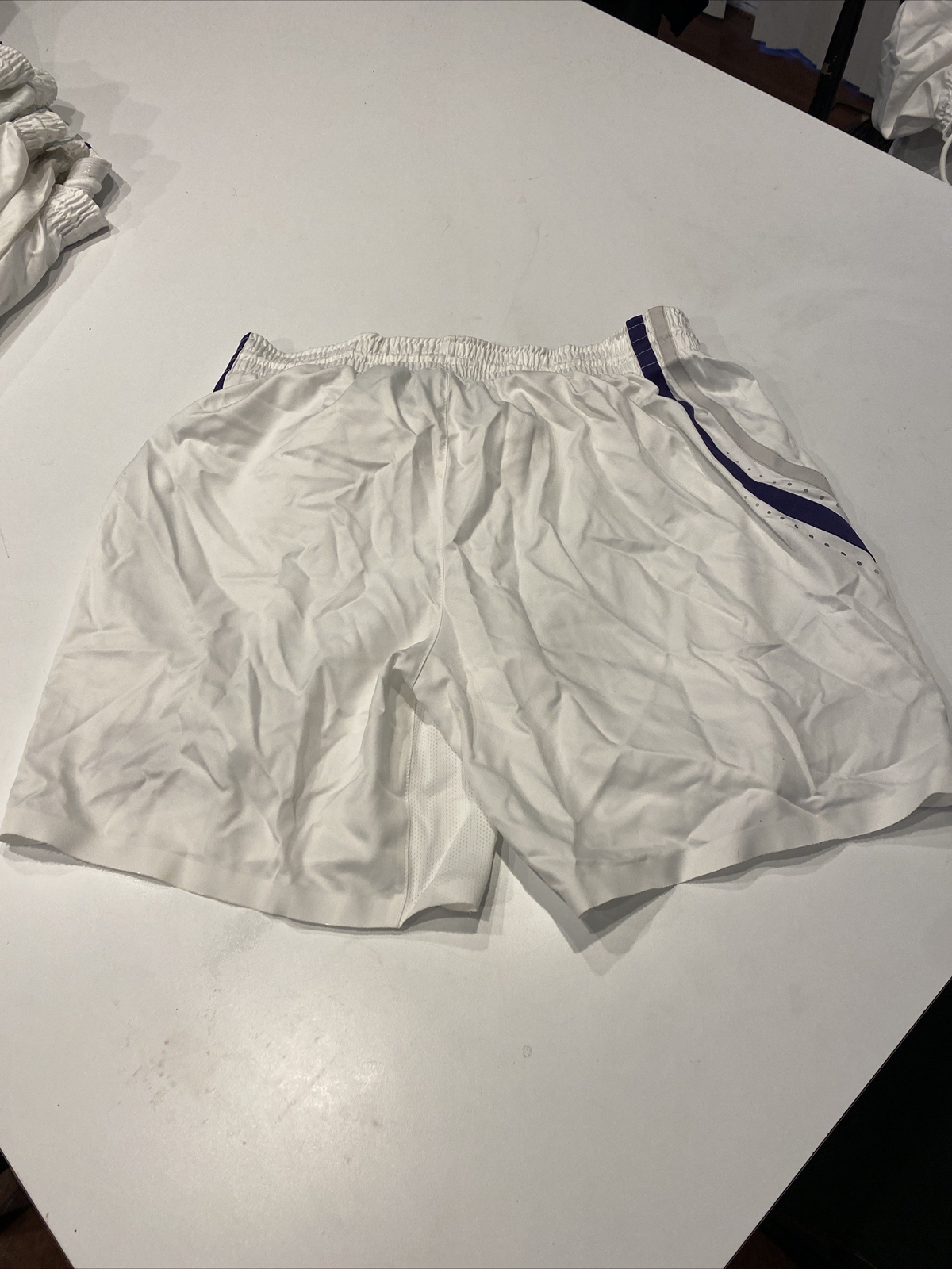 Game Worn Used Kansas State Wildcats KSU Basketball Shorts Nike Size 44 ...