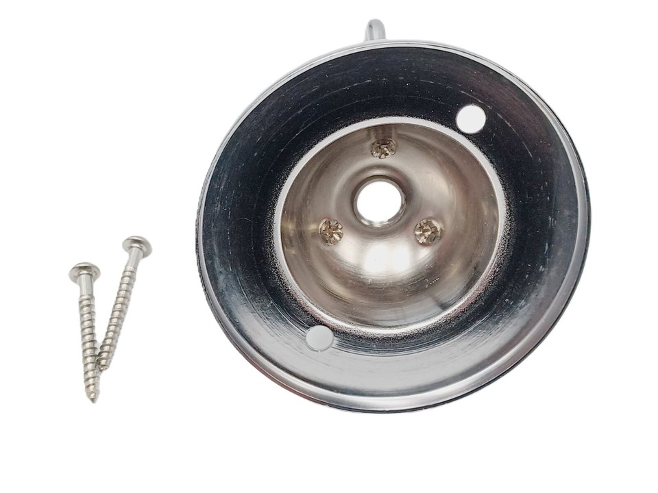 3 hook ceiling rose plate + 1 1/4" screws light fitting 10mm thread ...