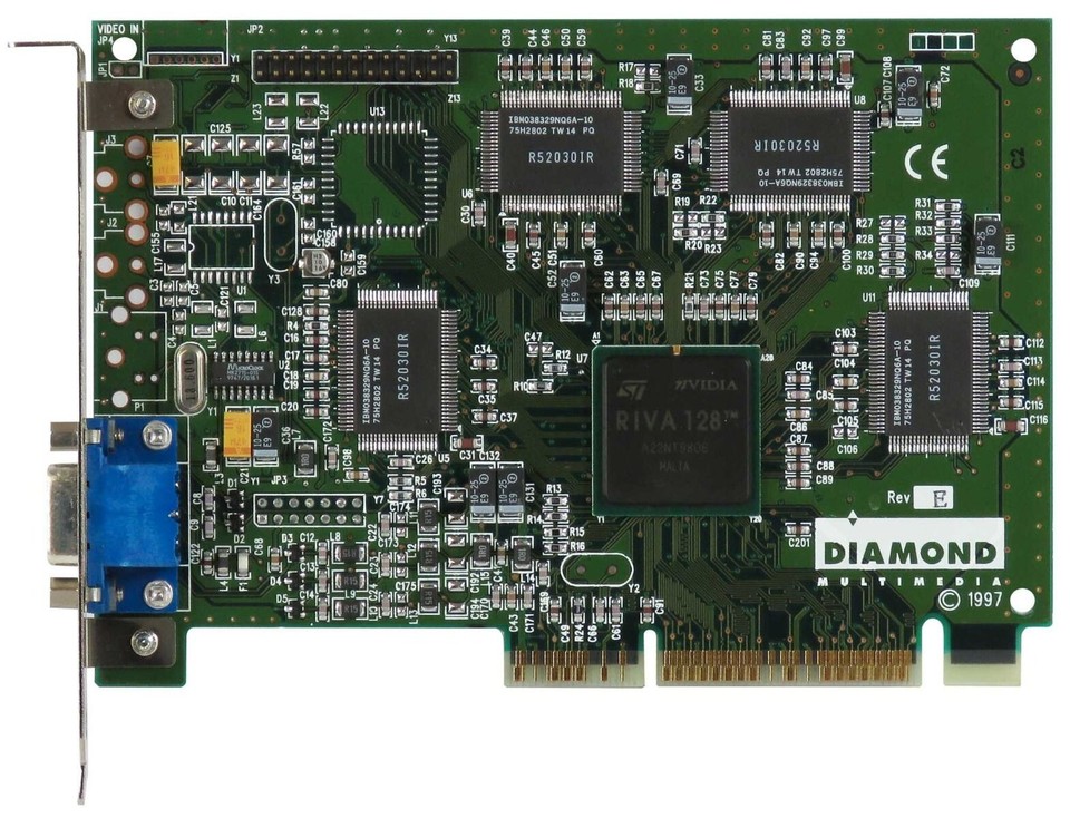 GRAFIKKARTE DIAMOND NVIDIA RIVA 128 4MB VIPER V330 22230003-002 ...