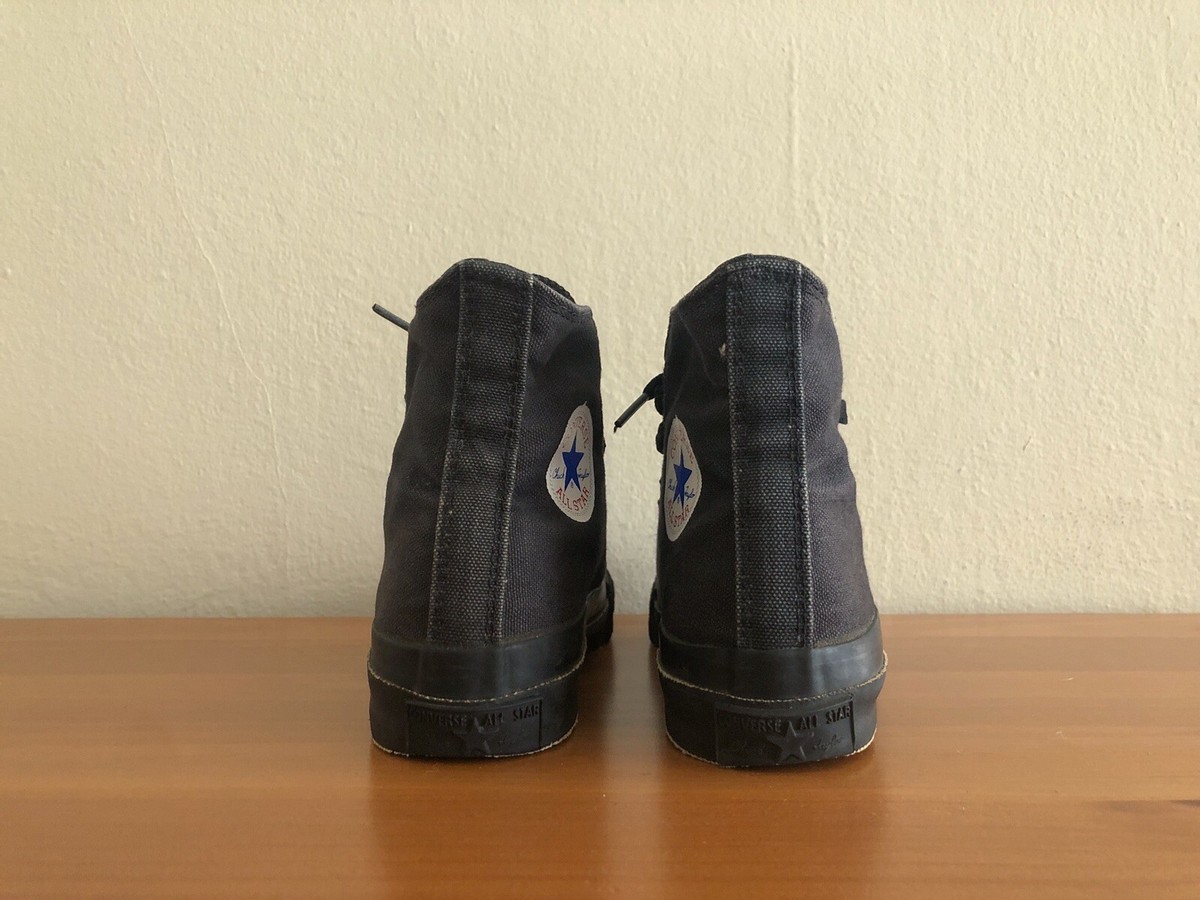 80s Vintage Converse Chuck Taylor All Star High Black Made 80s Vintage Converse Chuck Taylor All Star High Black Made