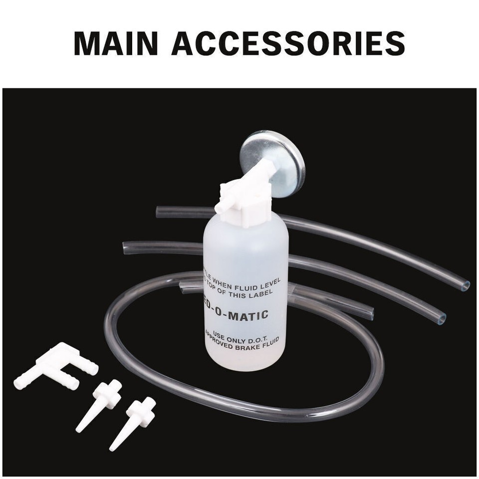 Auto Car Brake Line Bleeding Bleeder Flush Tool Kit System Universal ...