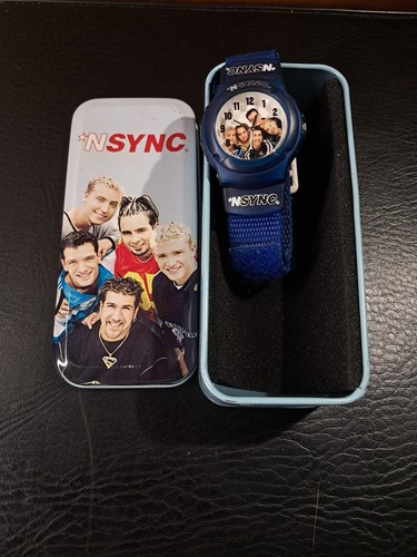 Vintage 1999 NSYNC Blue Watch Nelsonic with Tin | eBay