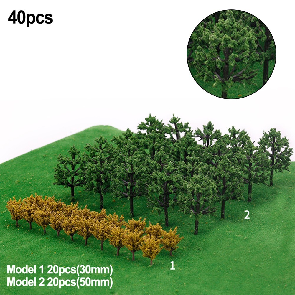 Durable Model Trees Miniature Trees Scale Train Wargame Scenery ...