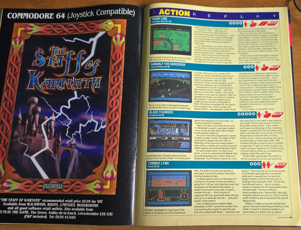 Your 64 Magazine April 1985 Issue 8 - Commodore 64 C64 Video Games | eBay