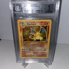 Pokémon TCG Charizard Base Set Holo Unlimited Rare 4/102 Beckett 1 LOW ...