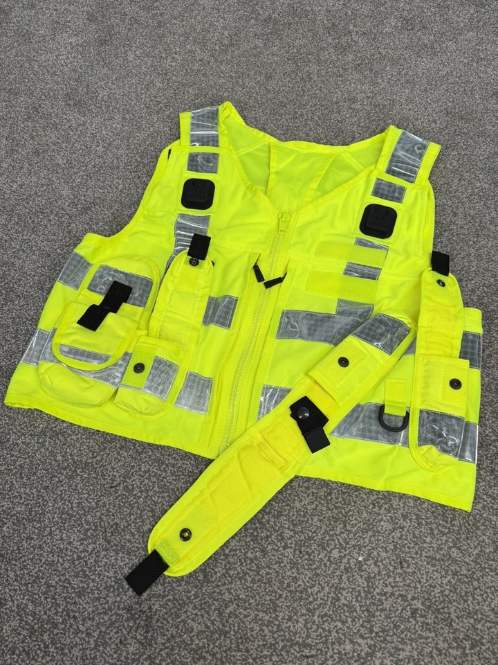 Hi Vis Security Tac Vest Utility Equipment Vest Model 774 Patrol SIA ...