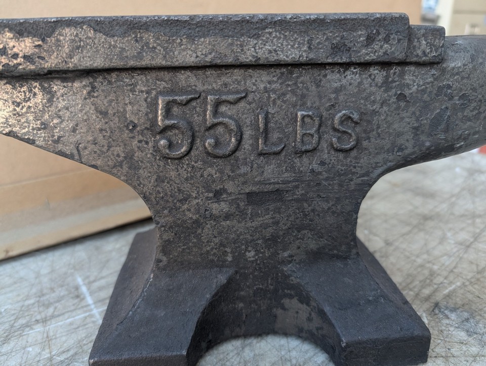 VINTAGE ANVIL 55lbs Cast Steel | eBay