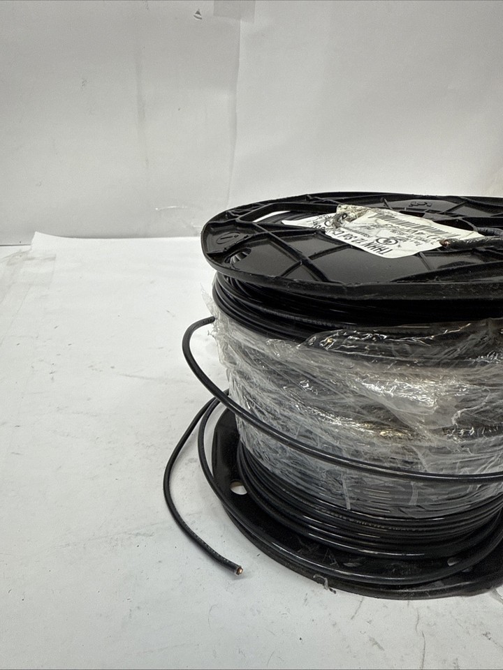 Southwire #12awg Sol THHN/THWN/MTW Building Wire 90C/600V Black /500ft ...