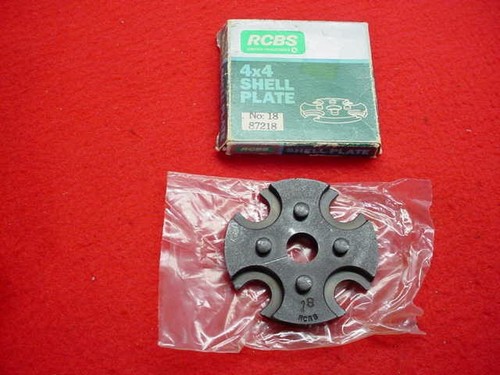 RCBS- 4x4 Shell Plate- No. 18- #87218- New !! | eBay