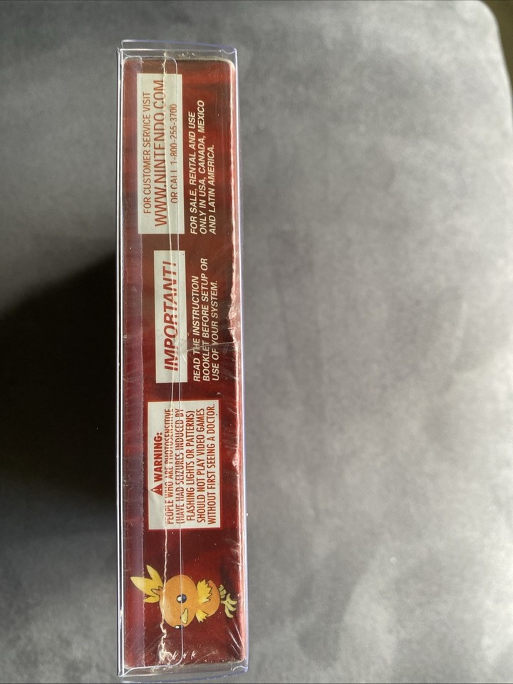 Pokémon Ruby Version GBA Game Boy Advance Sealed! New In Box | eBay