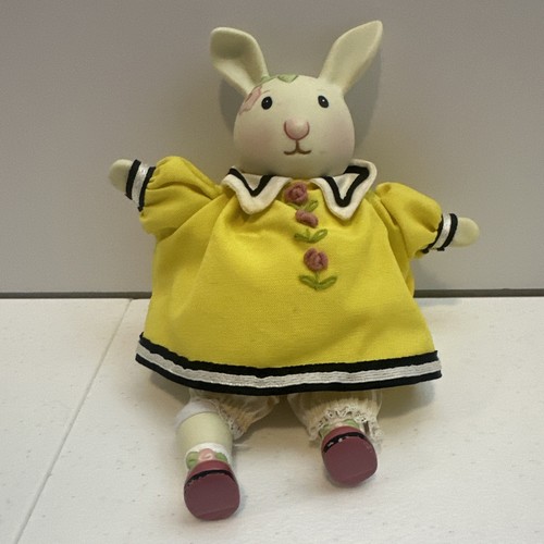 Vintage Mary Engelbreit Cuties 7" Porcelain & Stuffed Bunny the Rabbit ...