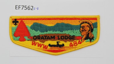 Boy Scout OA Flap Oratam Lodge 484 S-8 | eBay