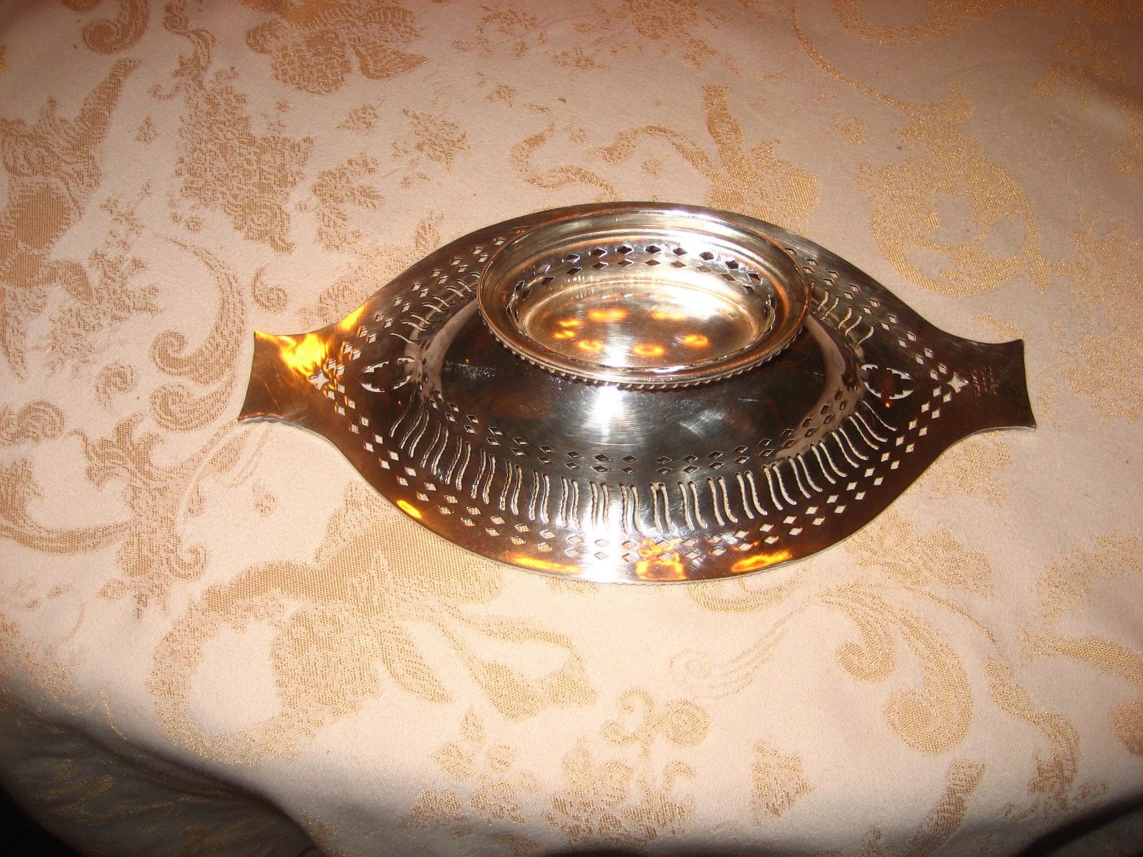 Ornate Silverplate SILVER PLATE Hallmarks Dish Bowl 1920's to 1940's | eBay