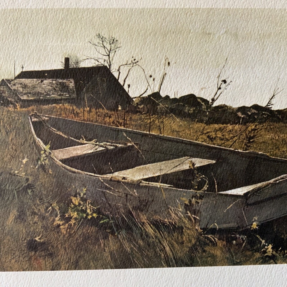 Andrew Wyeth’s "Teel’s Island” Mint Unframed 17”x13” From 4 Seasons ...