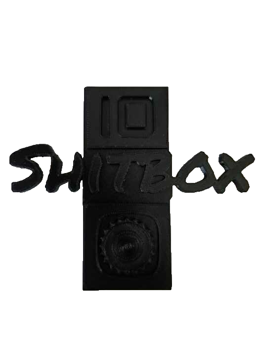 (2) 1981 - 1987 Chevy C10 K10 Truck Fender SHITBOX Emblem Badge Matte ...