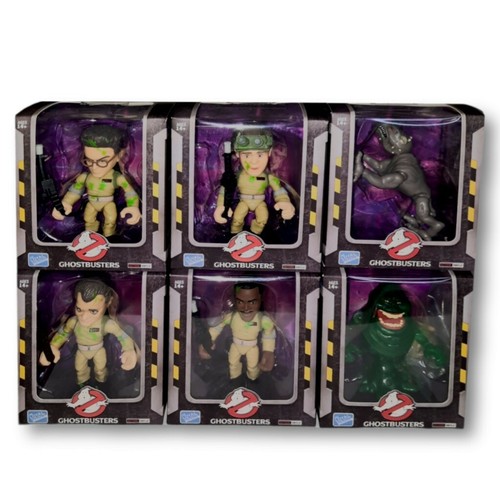 The Loyal Subjects Ghostbusters Figures Lot 6 Slimer Ray Egon Winston ...