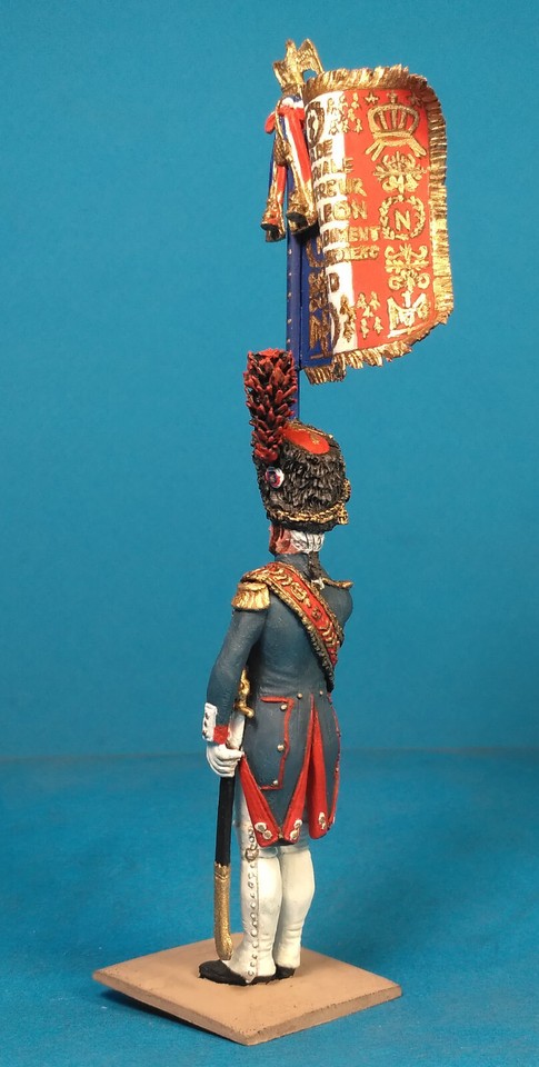 Unassembled French Imperial Guard, White Metal 60 mm Figure kit VID ...