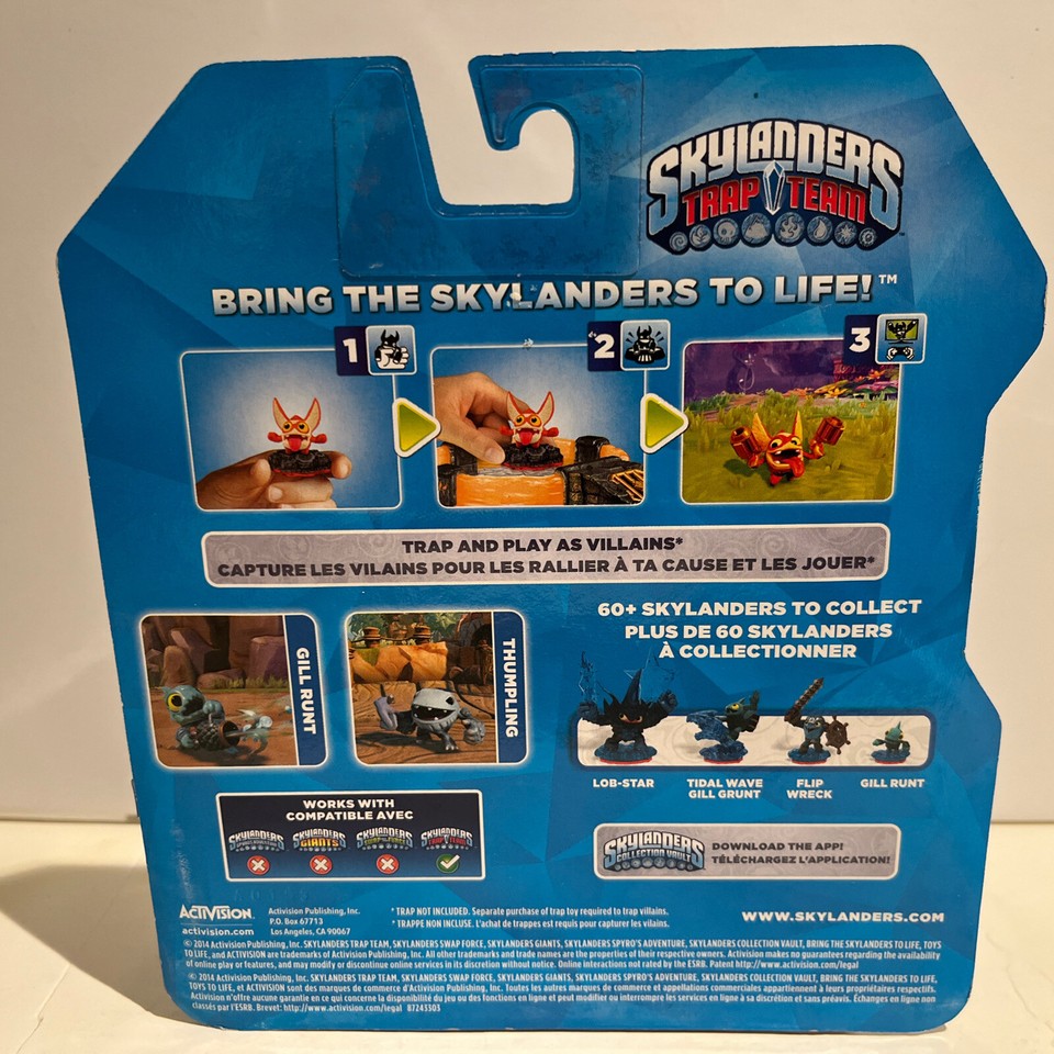 Skylanders Trap Team: Gill Runt & Thumpling - Mini Character 2 Pack | eBay