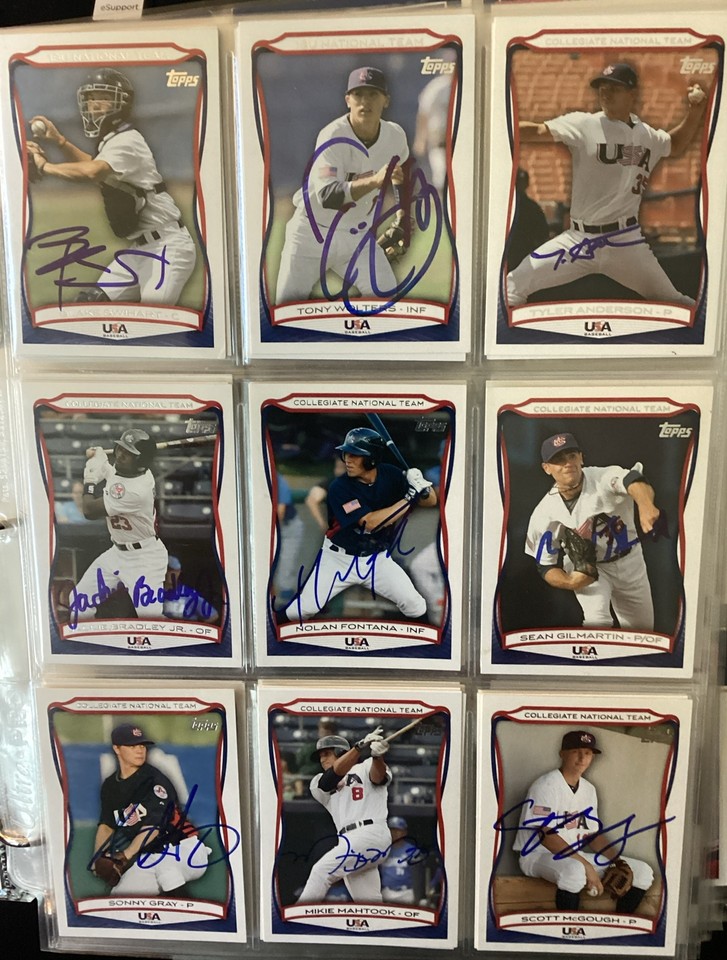2010 TOPPS USA BASEBALL SIGNED AUTOGRAPHED CARDS | eBay
