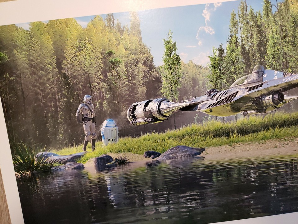 STAR WARS CELEBRATION ANAHEIM 2022 Mandalorian Grogu naboo ART PRINT ...