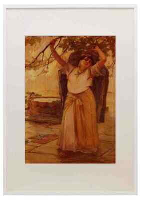 Bridgman Frederick Arthur Spanish Lady A3 A4 Framed Print Picture | eBay UK