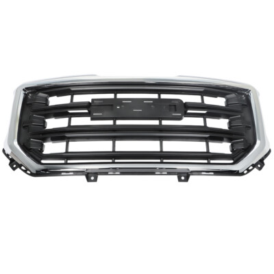 Front Bumper Grille Chrome For Gmc Sierra 1500 2016 2017 2018 2019 ...