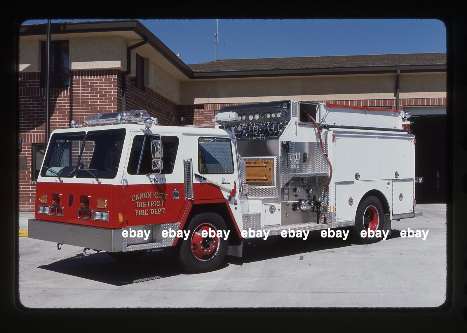 Canon City CO 1981 Pemfab Emergency One pumper Fire Apparatus Slide | eBay