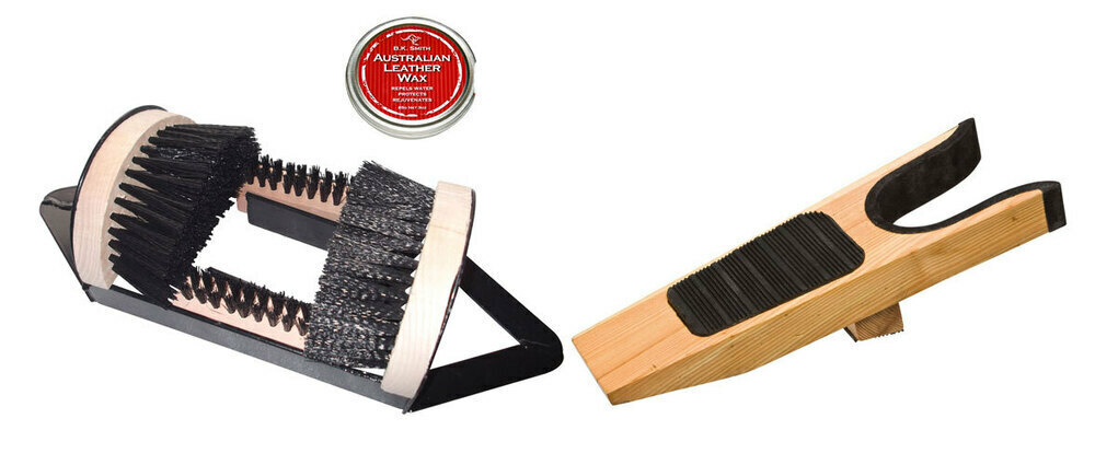 Premium Boot Jack / Boot Cleaner / FREE Dubbin Wax | eBay