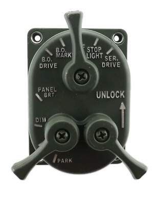 Humvee Master Light Switch Green 24v for Military Vehicle HMMWV M998 | eBay