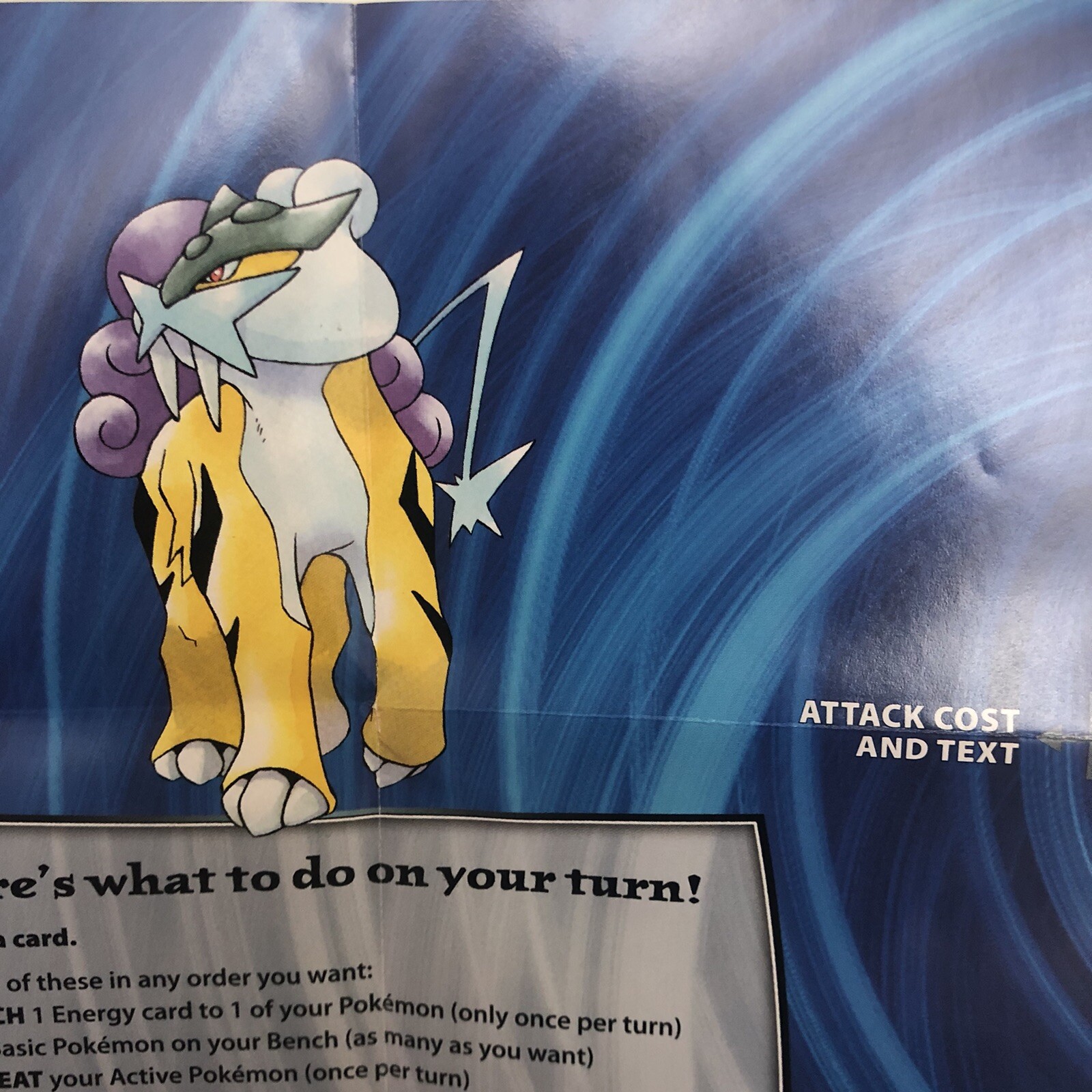 2005 SILVERY OCEAN Theme Deck PLAYMAT Lugia MINT! EX Unseen Forces ...