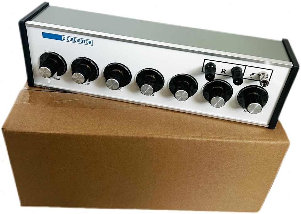 7 Dials DC Resistor DC Resistance Box DC Bridges with Range 0.1-1111111 ...