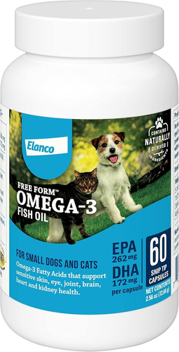 Free Form Snip Tips Omega-3 Fish Oil Liquid Supplement for Small 60 ...