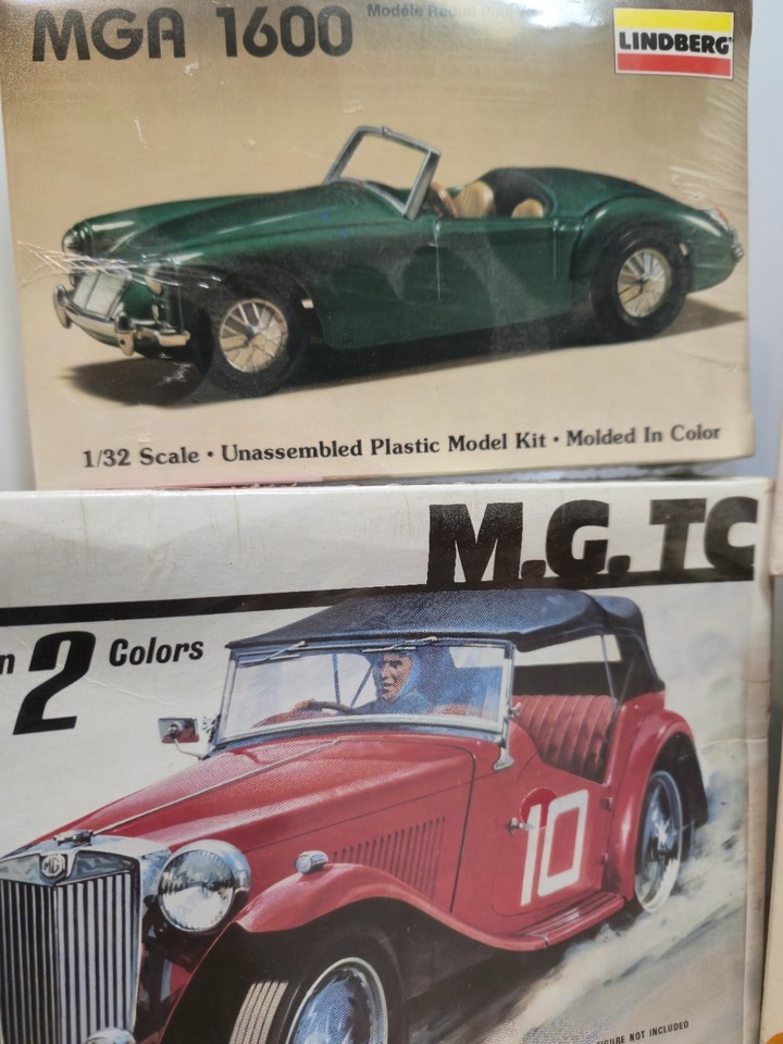 MG Model Kits (LOT) 1/32 Scale AIRFIX•MPC•AMT•LINDBERG 1 Open, 3 Sealed ...