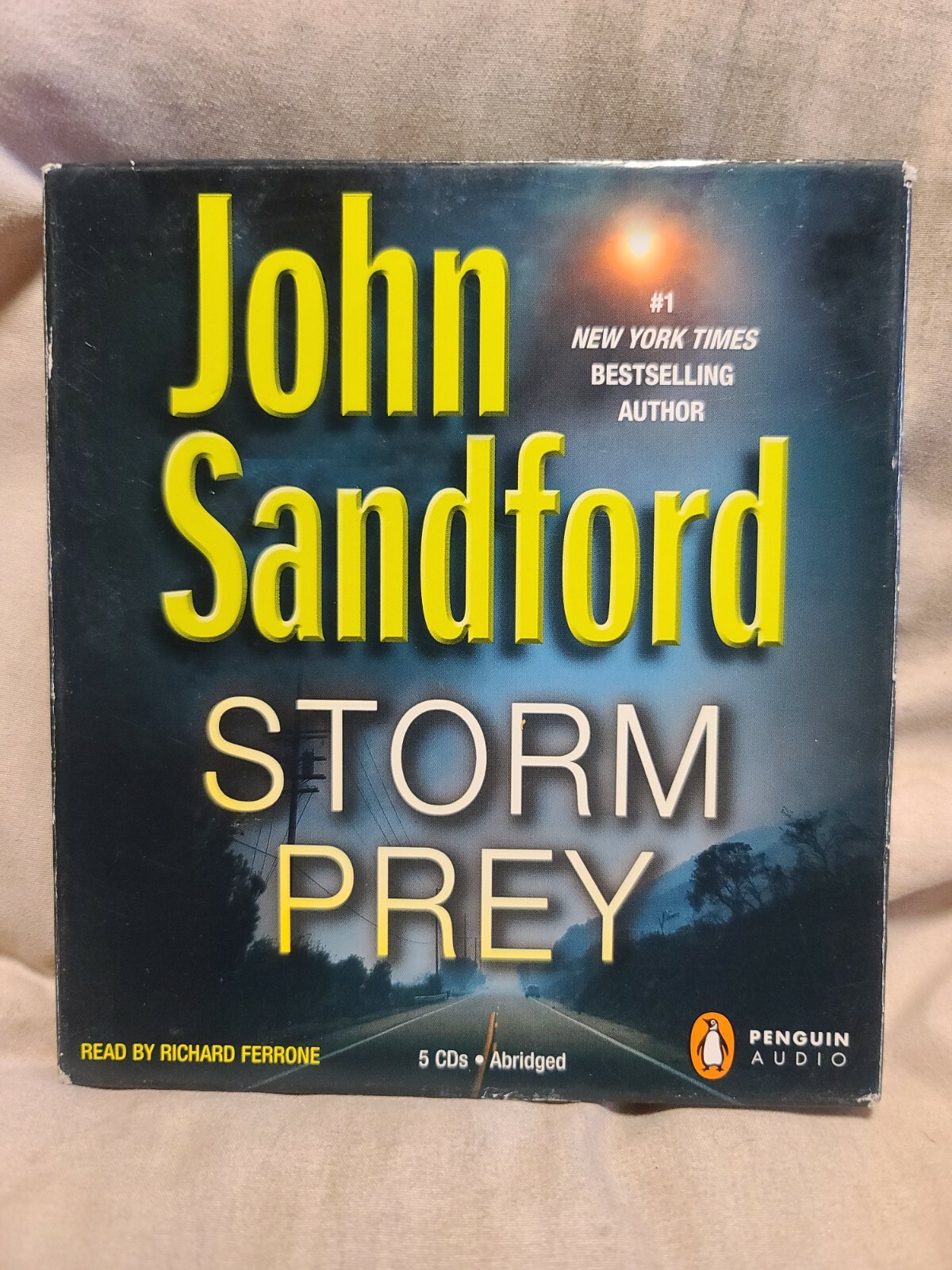 Shelf212 Audiobook~storm prey- John sandford- abridged- 5 cds | eBay