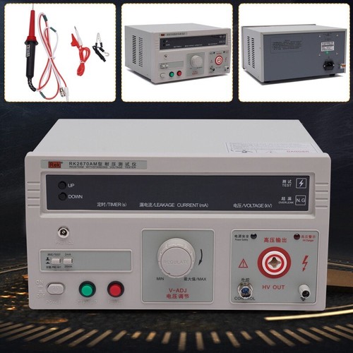 5KV AC Withstand Tester Current Hi-Pot Tester Insulation Resistance ...